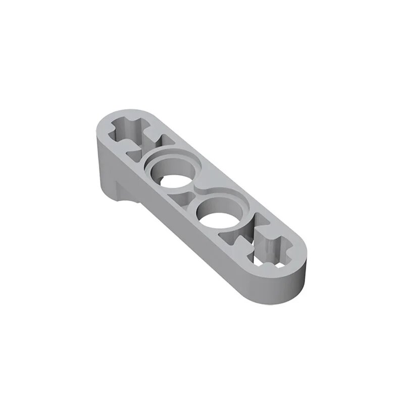 Серый LEGO Technic балка 3x5 с отверстиями