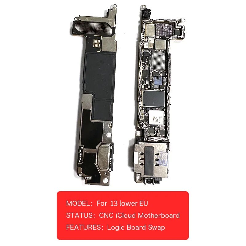 Материнская плата с ЧПУ для Iphone 13 13pro 13promax 13mini Intel Qualcomm Version Swap Drill CPU Базовая лента материнская плата удалить использовать для замены