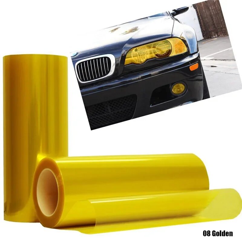Защитная пленка для фар, виниловая пленка, наклейка, автофар, задний фонарь, оттенок, виниловый лист, наклейка, универсальная многоцветная виниловая пленка