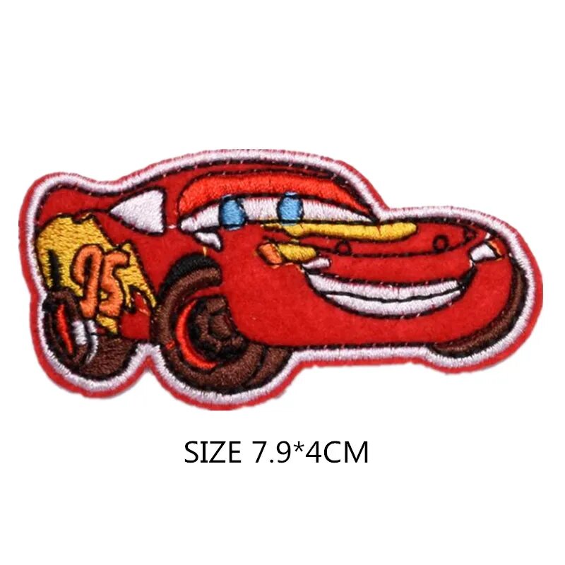 Наroidered MINISO Lightning McQueen Patches Красный, SC-10