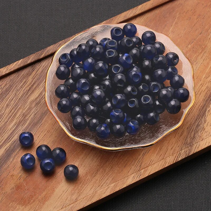 Пуговицы ZheHui китайские кнопки-лягушки с жемчугом 10 шт. Темно-синий, 10mm 10pcs, Navy