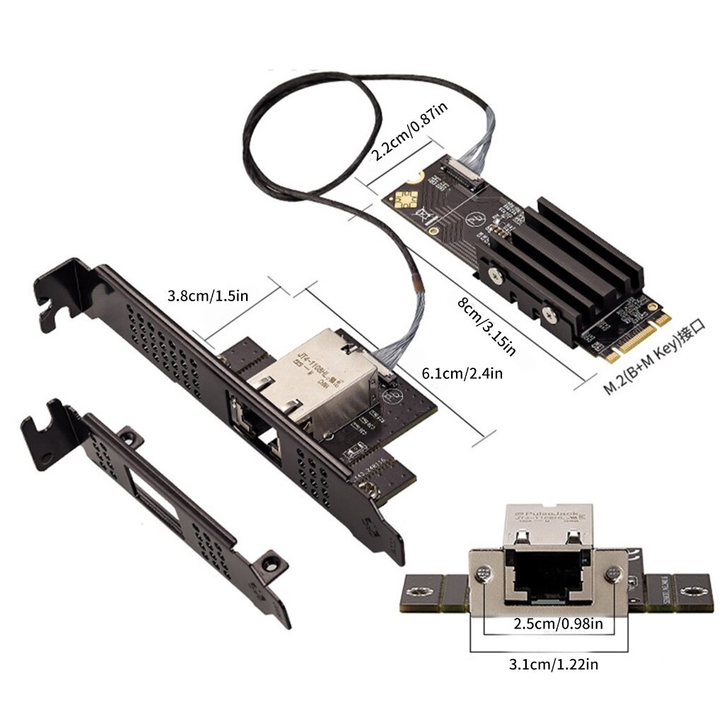 Сетевая карта Ethernet 10G M.2 — фото 1