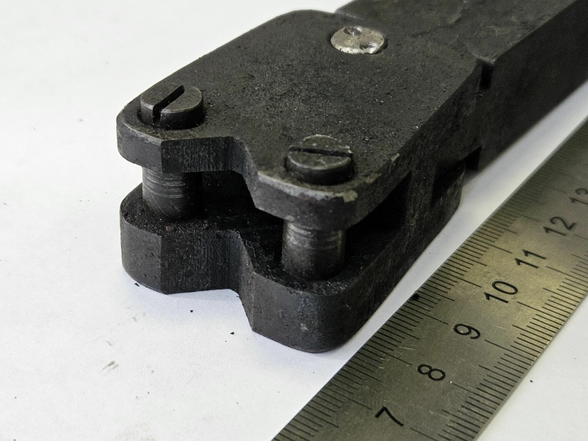 Державка суппортная двух-роликовая для сетчатой накатки, 25х16х150 (для ролика 20х9х8)