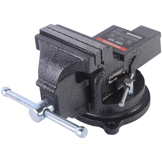 Тиски Patriot слесарные поворотные HRV 100