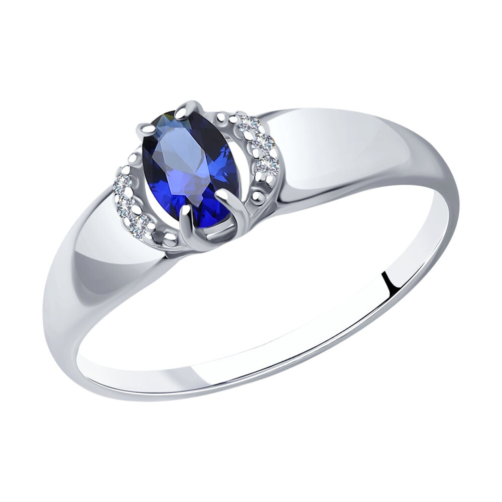 Кольцо, серебро, 925 проба