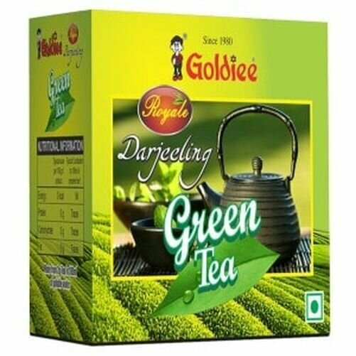 Чай "Роял Дарджилинг Голди" зеленый листовой, 100 гр. Goldiee Royale Darjeeling Green Tea