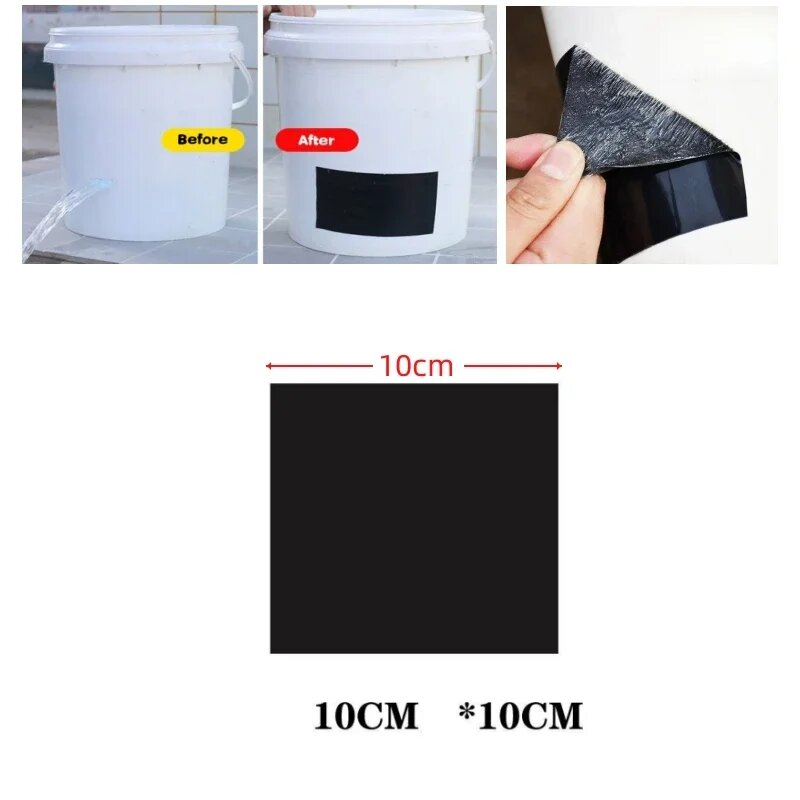 Лента из алюминиевой фольги для защиты от утечки, Бутилкаучуковая суперпрочная Водонепроницаемая самоклеящаяся лента для ремонта стен, трещин, кровельных труб
