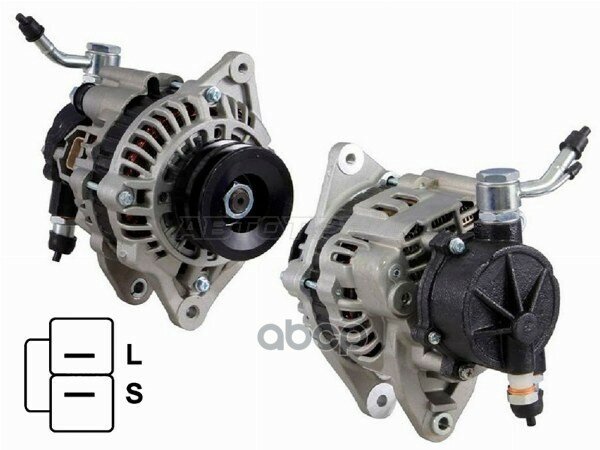 Генератор MMC L200 2.5TD 94-96 4D56 12V 65A(шкив на 2 ручья) Sat арт. ST-MD304129