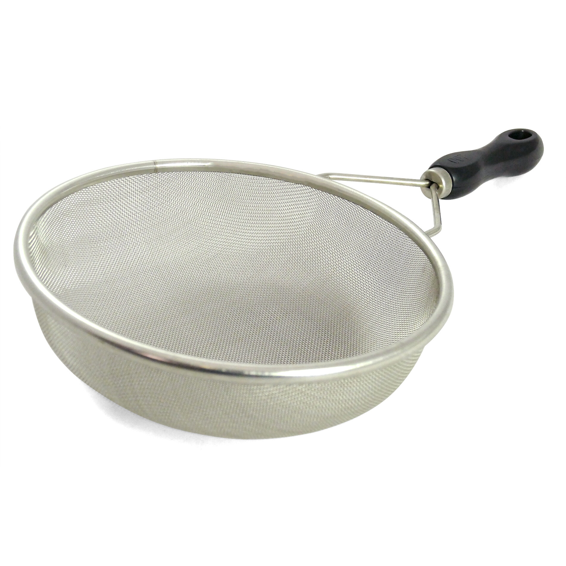 Сито кухонное для просеивания муки, D-25см, нержавеющая сталь, с пластиковой ручкой, Luxstahl.