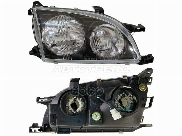 Фара Toyota Avensis (T220) 97-00 / Caldina (T210) 97-99 (Справа/ Галоген/ Ручная регулировка) Sat арт. ST-212-1187R