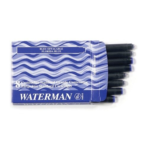 Картриджи чернильные Waterman 8 шт, синие (S0110860)