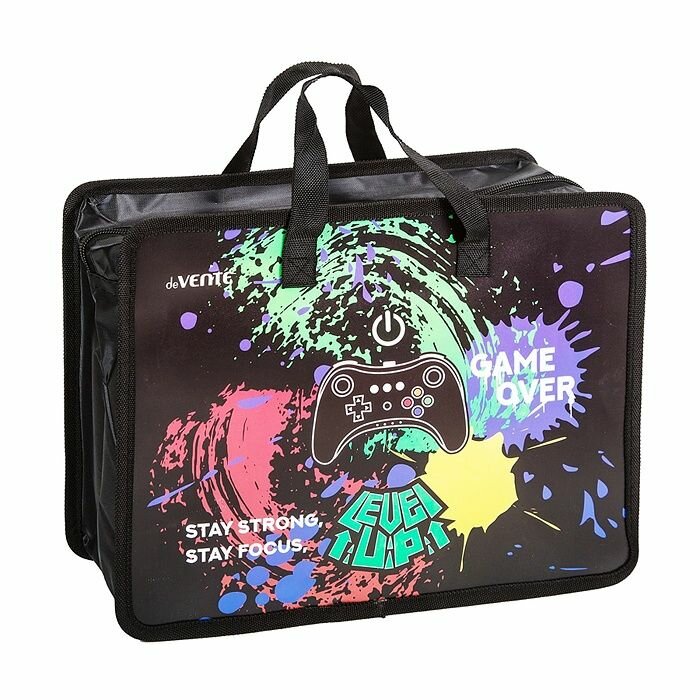 Папка для тетрадей deVENTE изо и технологии, "Level Up Game" A4, 33,5x26x10 см (8054439)