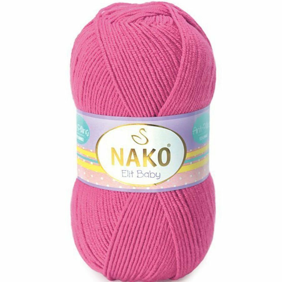 Пряжа Nako ELIT BABY 5278 розвый (5 мотков)