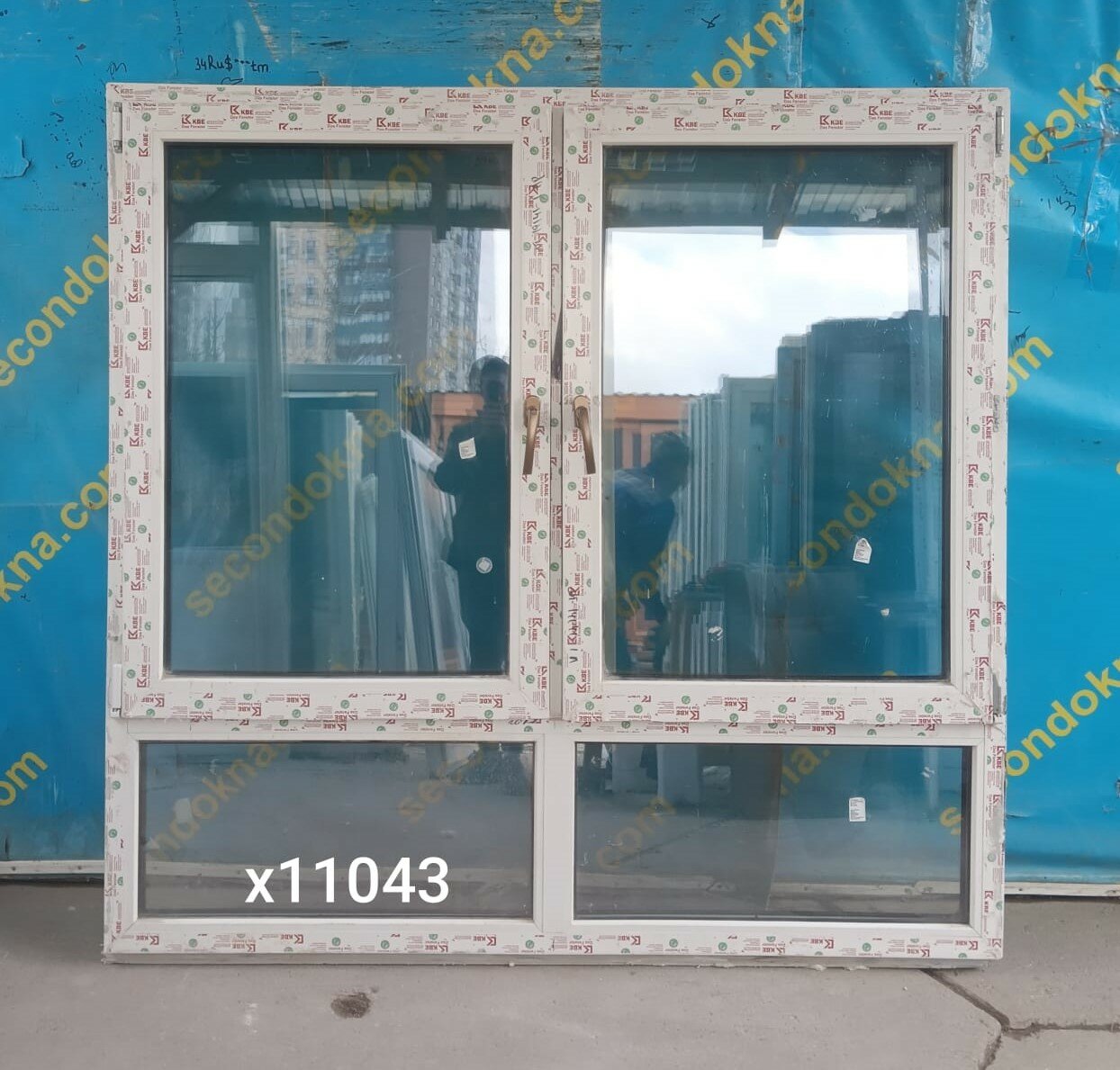 Пластиковое окно Б/У 1630(в) 1230 об х 1680(ш)