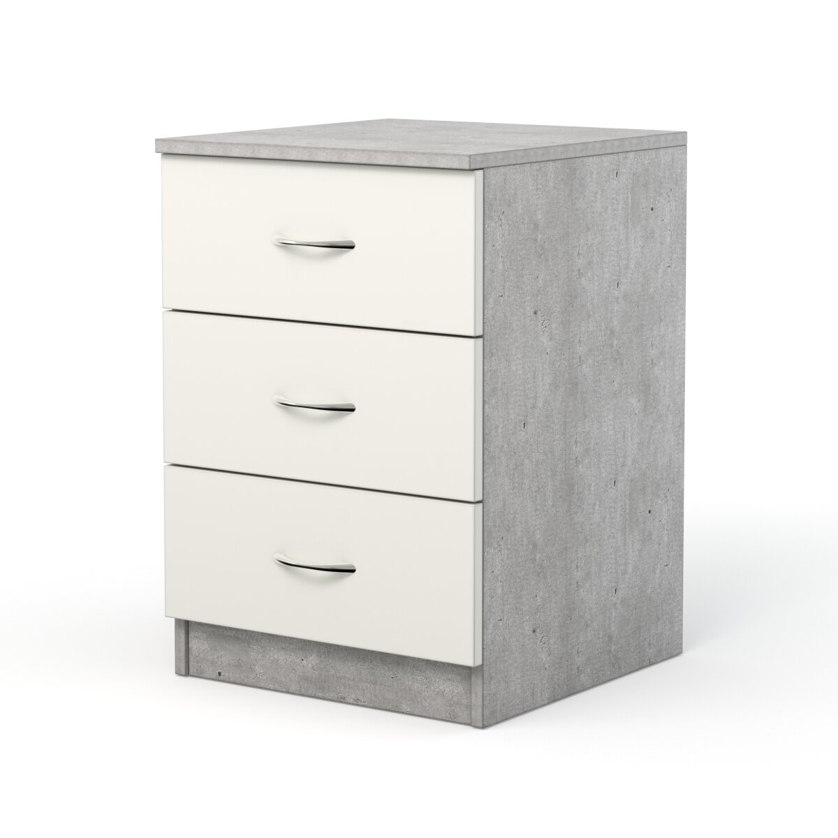 Тумба Т-01, Метрополитан Грей и Белый. Производитель товара - компания Westcom.