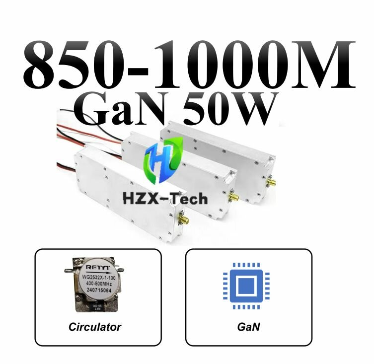 Модуль помех (джаммер) Генератор 850-1000Мгц 50 Вт GaN с циркулятором