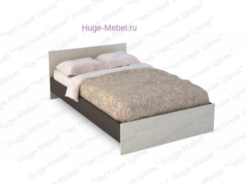 Кровать 120х200 "Бася КР-556 Венге" Huge Mebel . Ширина 1252 Высота 2032. Кровати