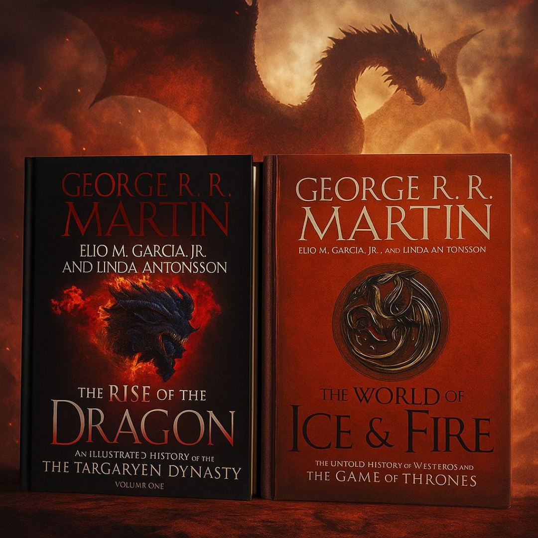 Мир льда и пламени (The World of Ice & Fire)и Восхождение Дракона (The rise of the dragon) на английском языке