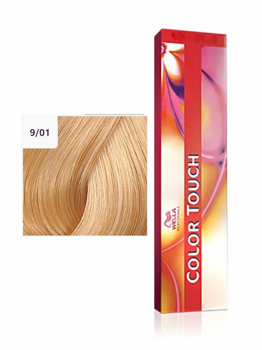 Краска Wella Color Touch 9/01 New для волос 60 мл оттеночная