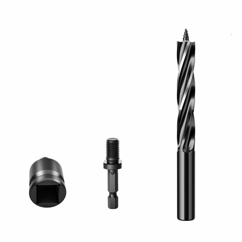 Набор спиральных сверл 12-35 мм для дерева с длинным хвостовиком 6.35 мм, 12mm