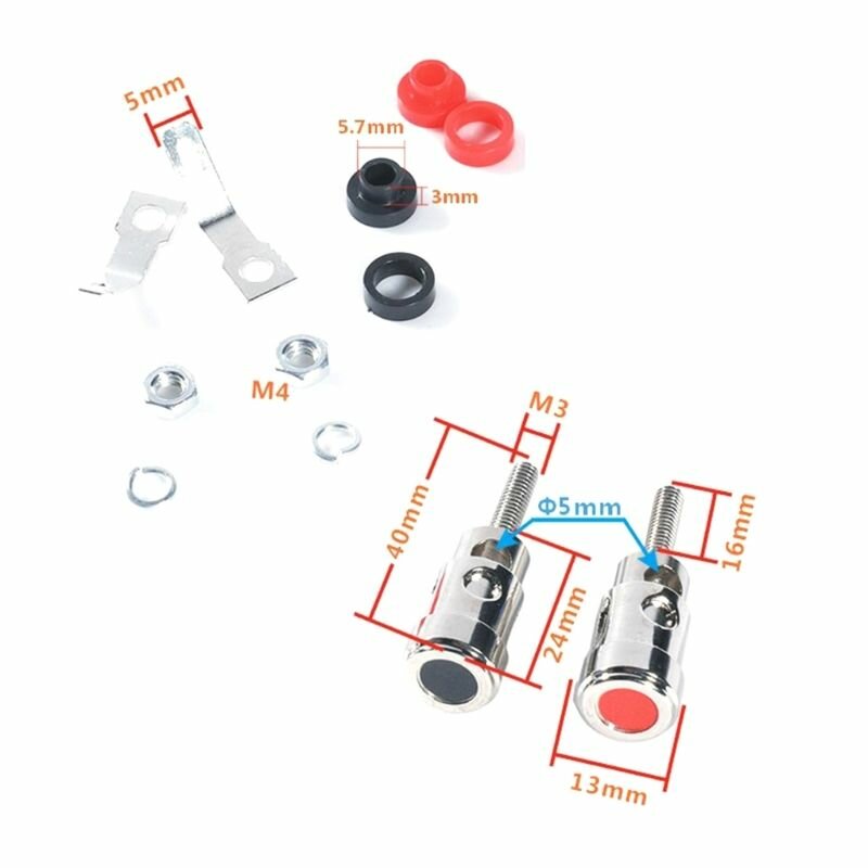 Проводка динамика медная колонка-серебристый большой длинный шест