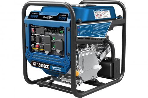 Генератор бензиновый Redbo GPT-5000CK (3.5 кВт./3.8 кВт, ручной стартер)