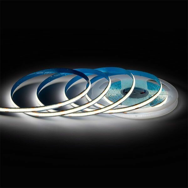 Светодиодная лента Белый дневной COB 24V 10W/m 312Led/метр 00-394 PRO 8мм 4000K IP20