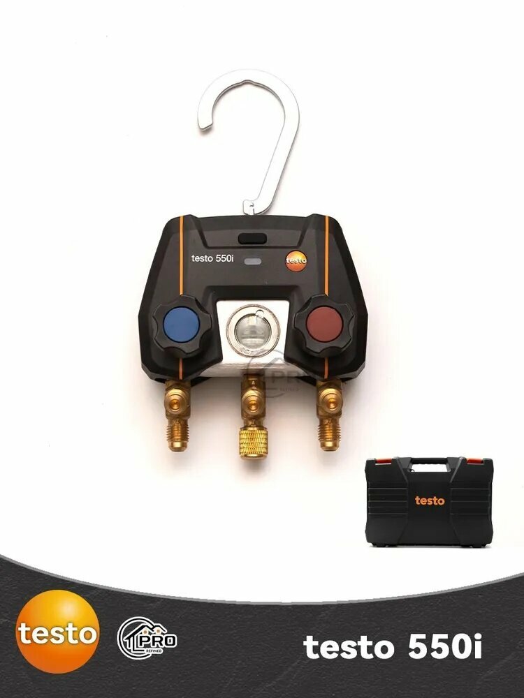 Устройство testo с управлением через приложение, Bluetooth и двухходовым клапаном