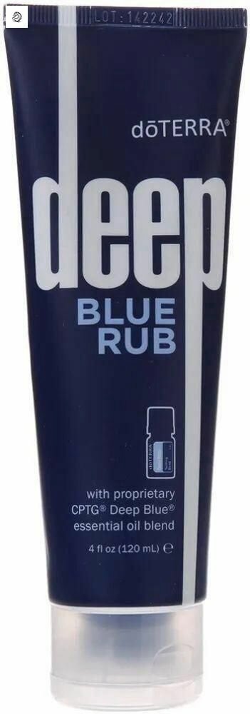 Успокаивающий крем Deep Blue Rub от doTERRA натуральное средство от боли в мышцах и суставах 120 мл