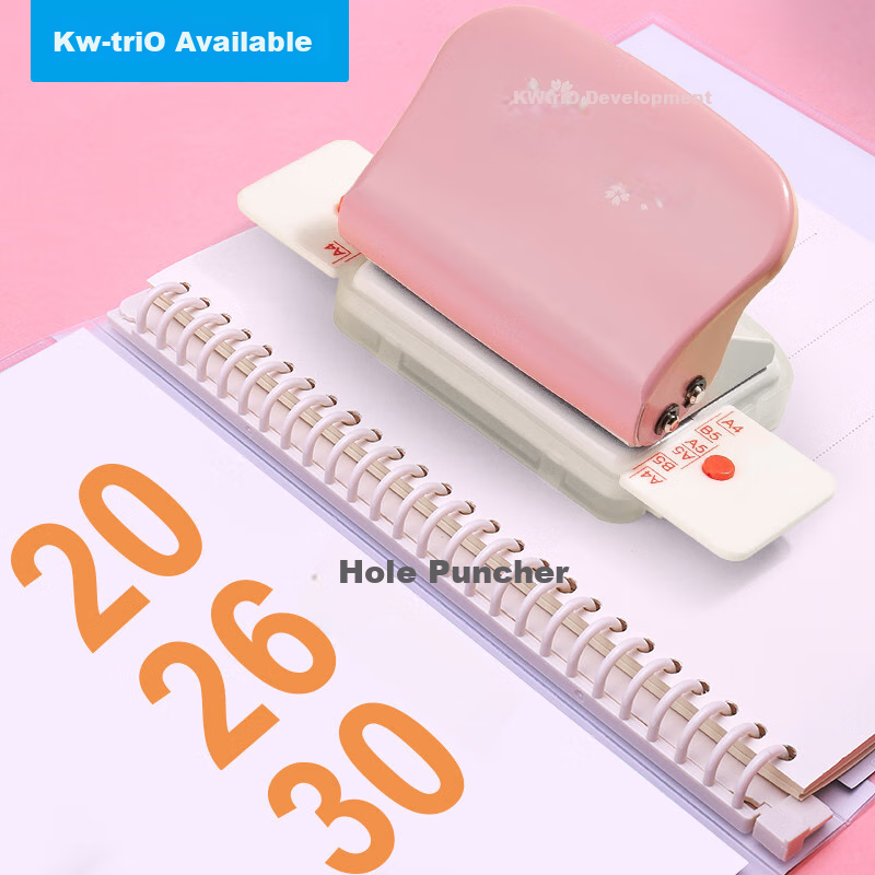 Kedeyou A520 Hole/B526 Hole/A430 Hole Loose-Leaf Multi-Hole Punching Machine, Loose-Leaf Binder Hole Puncher, Learning Tool, Hole Puncher