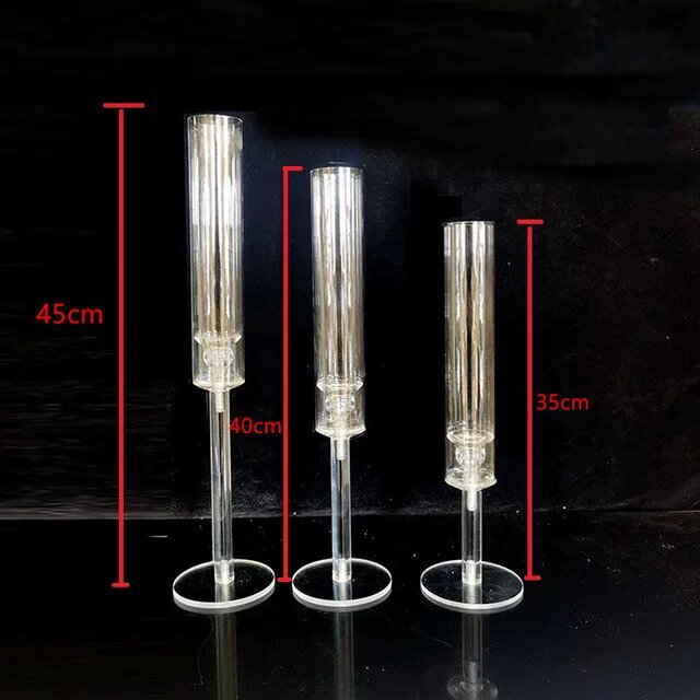 Акриловые подсвечники MS Made, 3 шт.