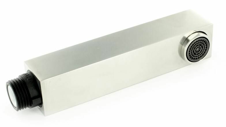 Выдвижной излив смесителя QUADRIS-S нерж. сталь с зеркальной полировкой117374