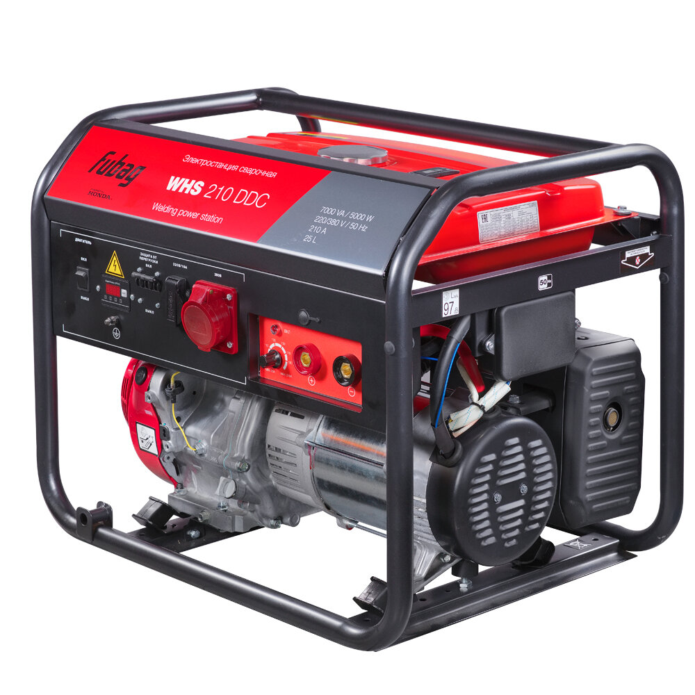 Генератор сварочный бензиновый FUBAG WHS 210 DDC, 5 кВт, 380 В