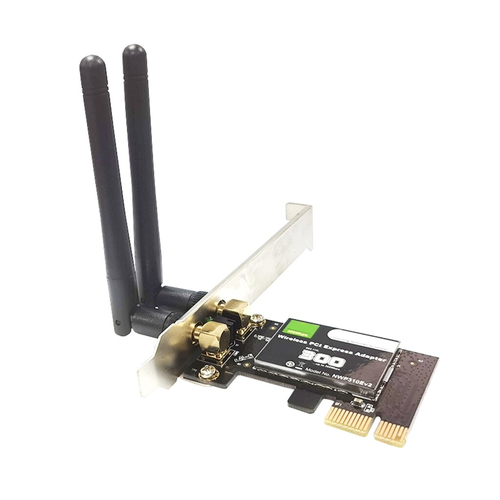 Беспроводной адаптер PCIE WIFI Card RTL8192EE с частотой 2,4 ГГц и скоростью 300 Мбит/с