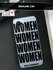 Силиконовый чехол на Realme C30 / Реалми C30 с принтом Women black