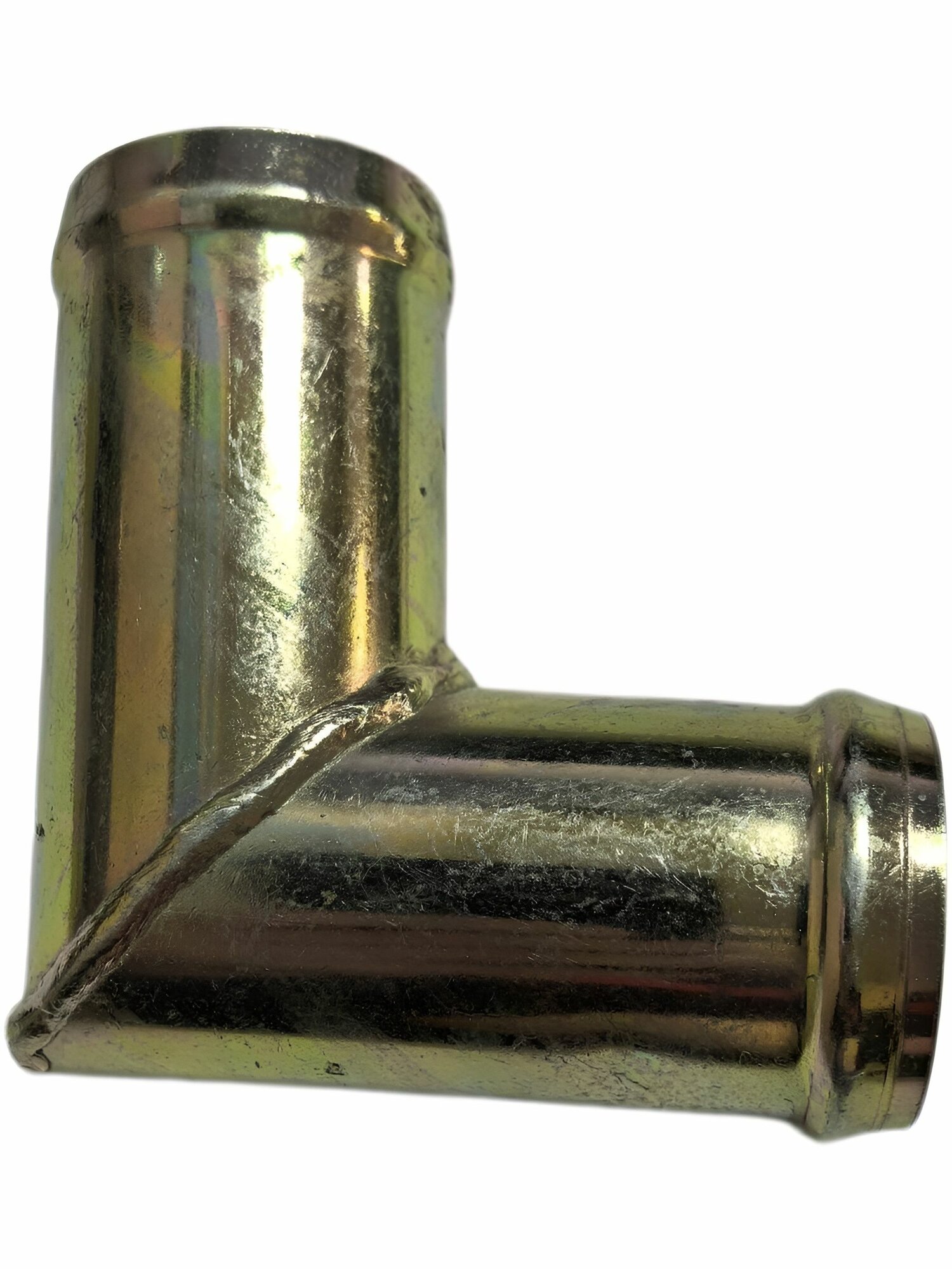 Уголок соединитель для шлангов 90 градусов D35х35 мм металл (1 шт.)