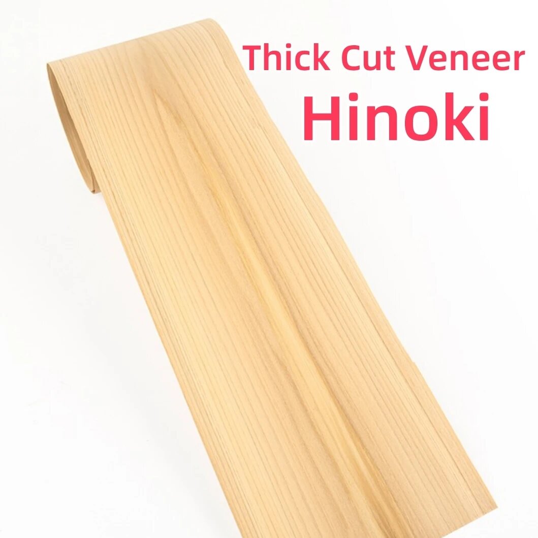 Толстый натуральный шпон из хиноки 0,4 мм