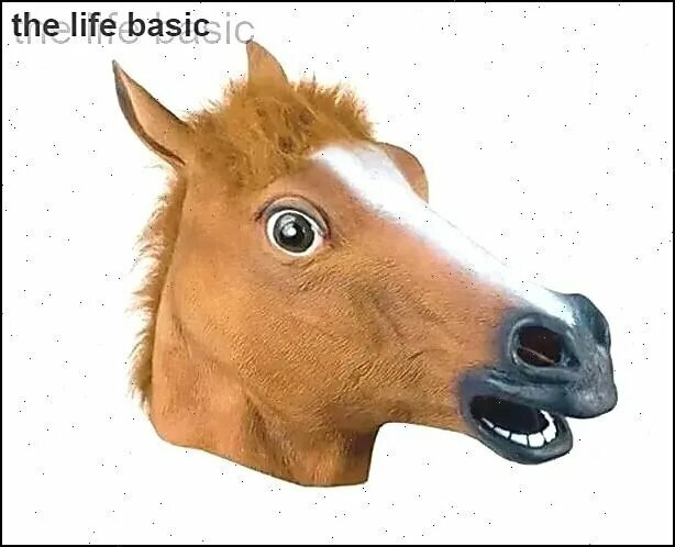 Маска голова лошади