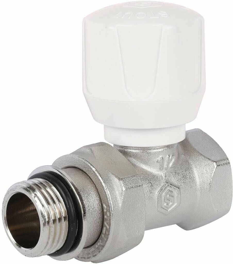 Клапан ручной терморегулирующий прямой STOUT SVR-2122-100015 1/2" (с дополнительным уплотнением)