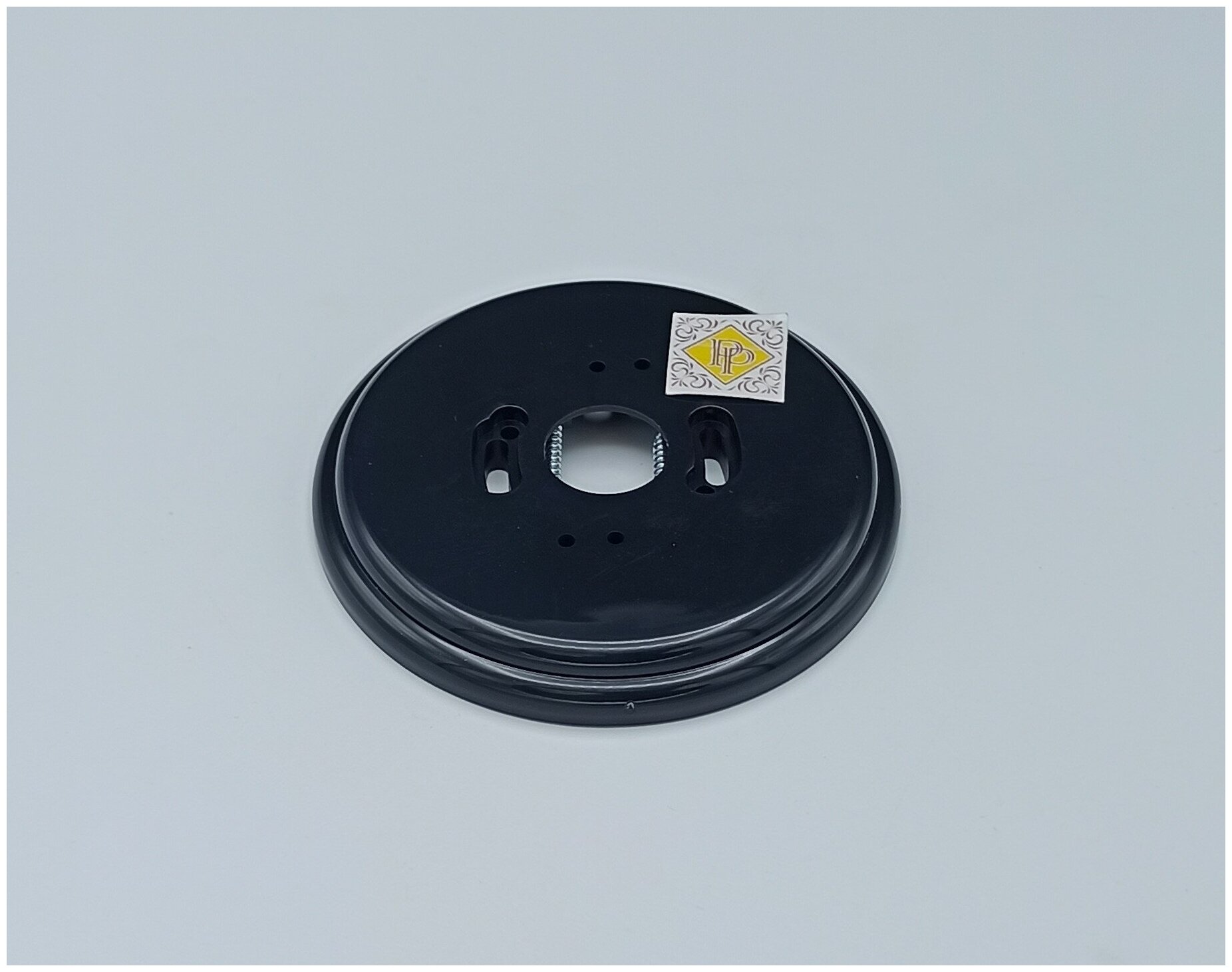 Рамка 1-местная, "Розеткоф" накладной монтаж, пластик, цвет: черный R1-610-22