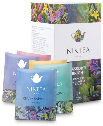 Чай NIKTEA в асс. брайт, 25 пак 720413