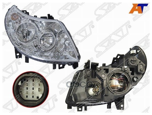 Фара Peugeot Boxer 06-14 / Citroen Jumper 06-14 (Справа) Sat арт. ST-552-1124R-LD-EM