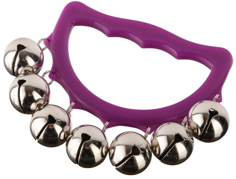 HB07 Колокольчики круглые на ручке полукругом, 7 бубенцов. DADI