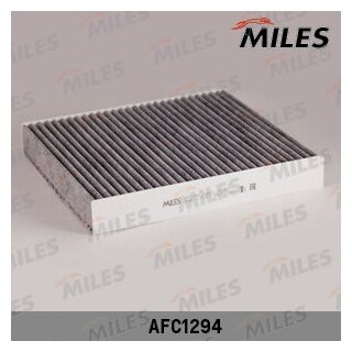 Фильтр салона VAG Polo Sedan RUS 10-; Skoda Fabia 10-, Rapid 12-, Roomster 10- Miles угольный