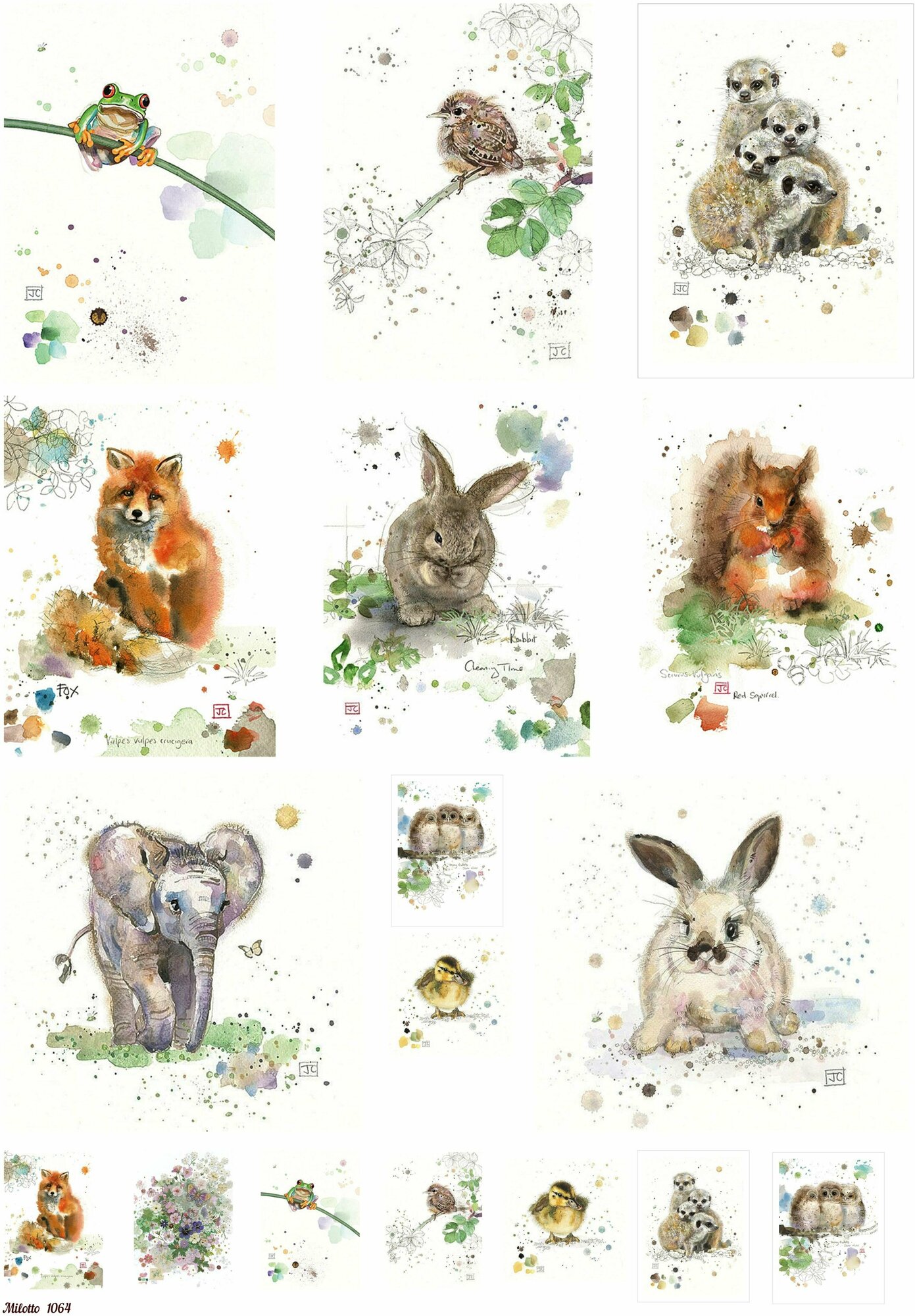 Декупажная карта А4 рисовая бумага тонкая картинки со зверями