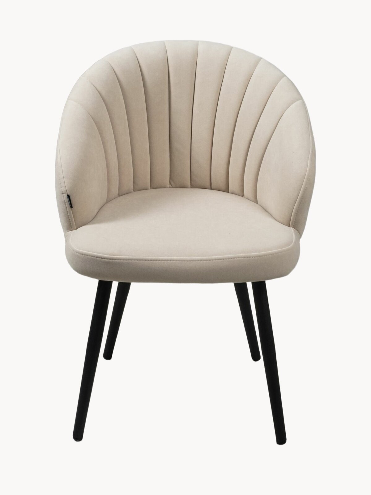 Комплект стульев с поворотным механизмом 360 градусов Зефир светло-бежевый, стулья кухонные 2 штуки