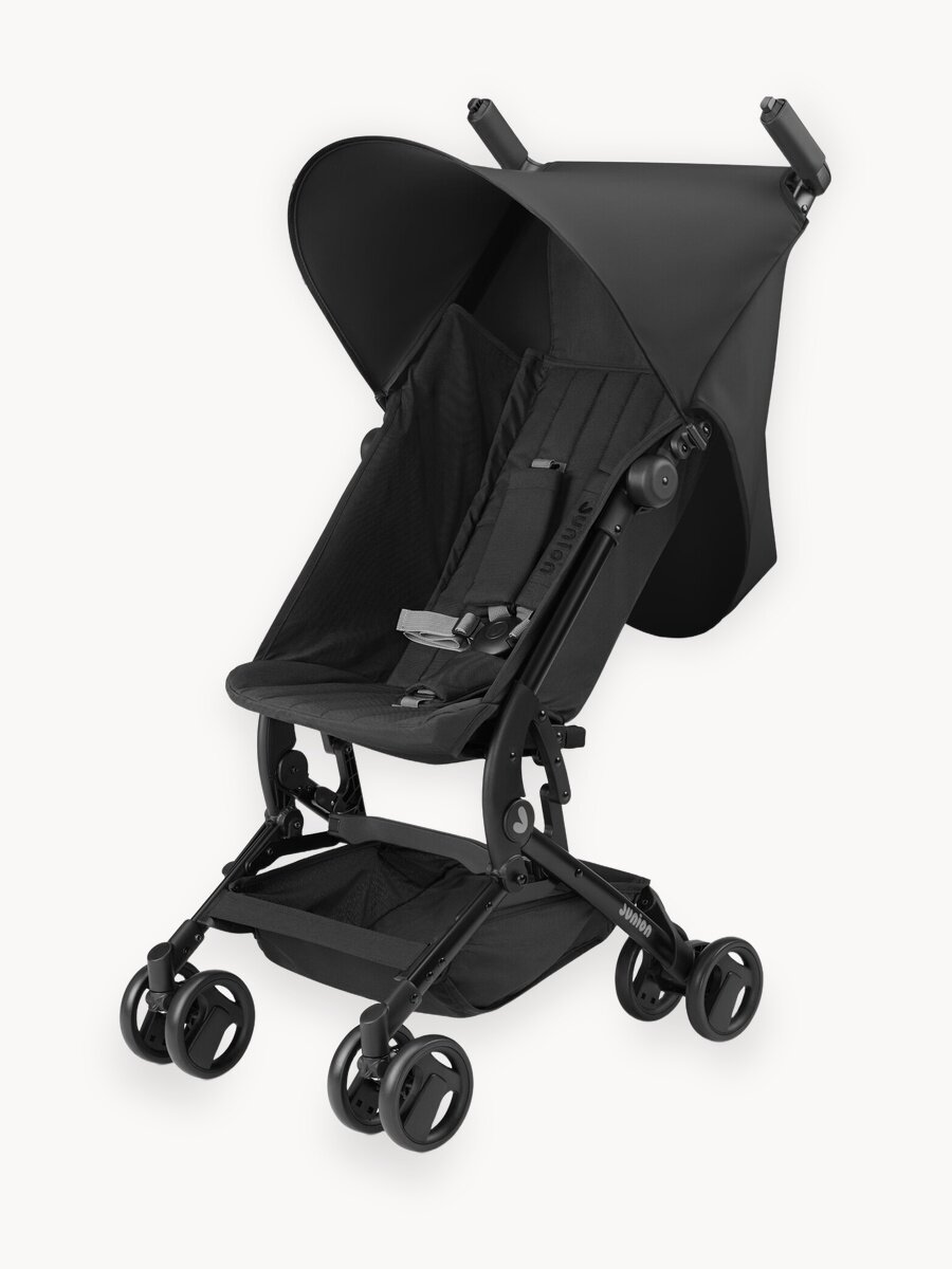 Коляска детская прогулочная суперкомпактная и лёгкая Junion Tinbi для путешествий цвет чёрный