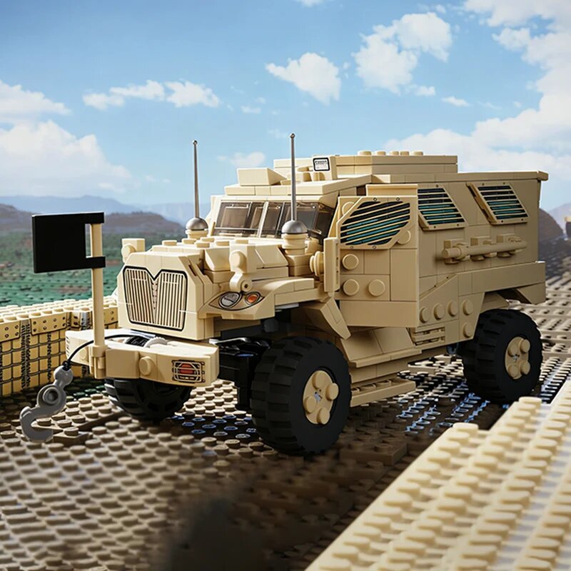 Бронированный автомобиль M1224, цвет P58914, с наклейками