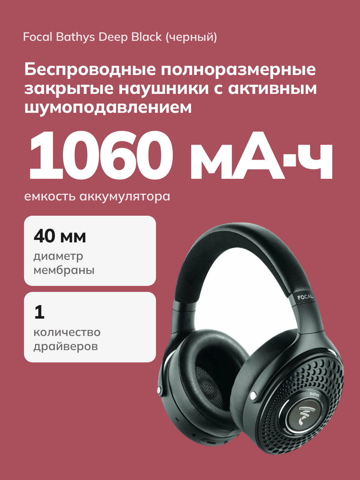 Focal Bathys Deep Black