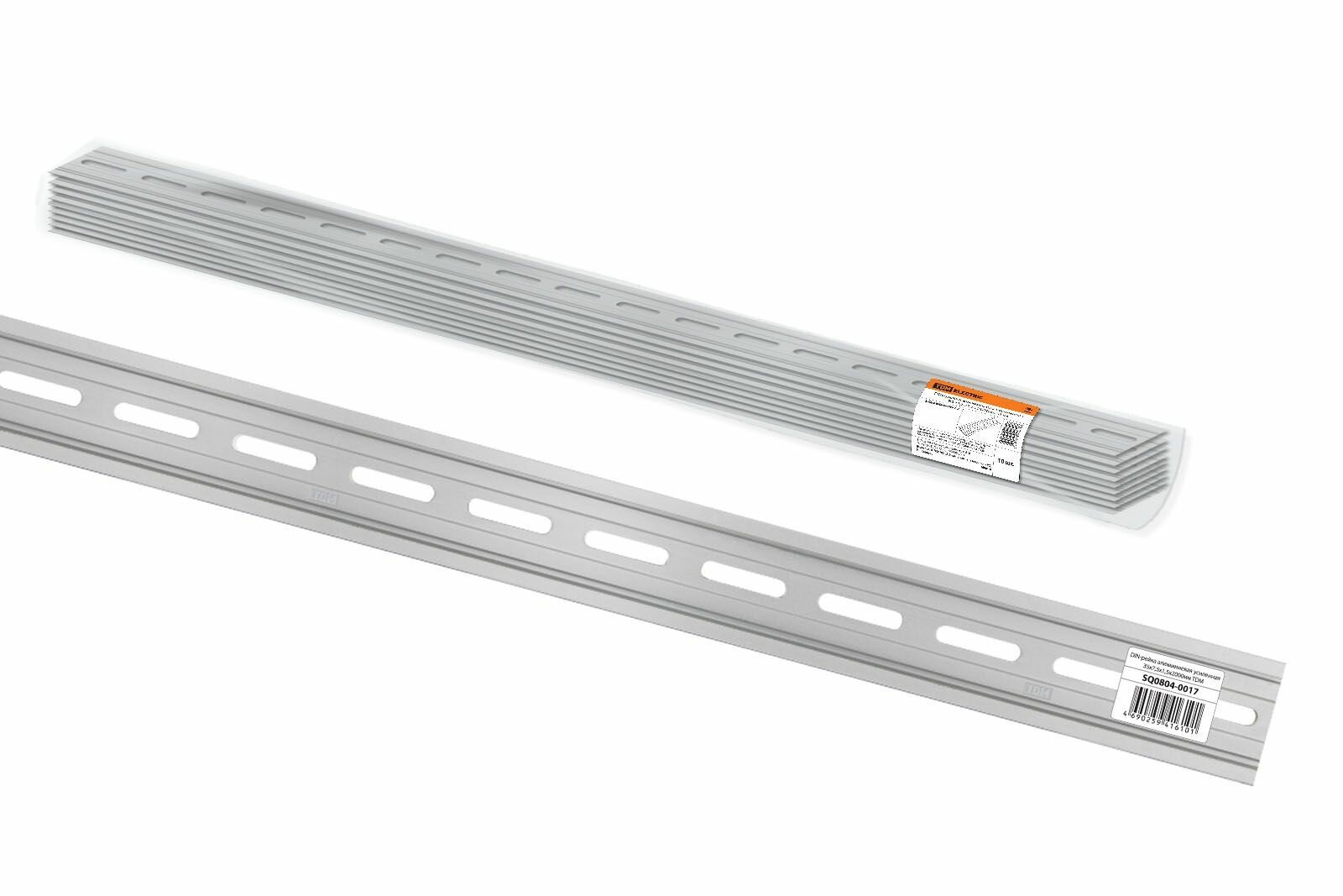 DIN-рейка алюминиевая усиленная 35х7,5х1,5х2000мм TDM (упак. 10 шт.)